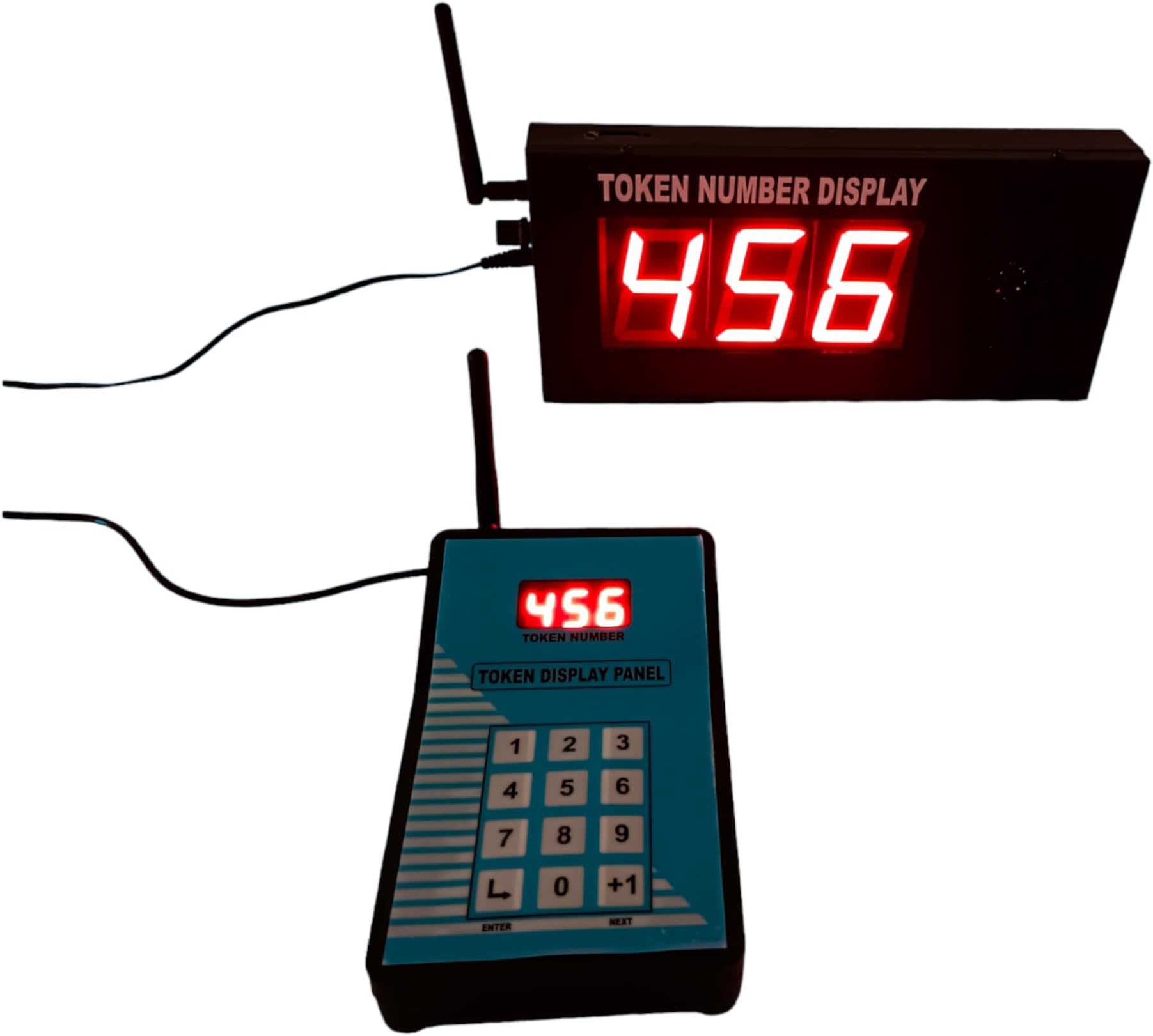 Digtronics High Range Wireless Token Display system With multi Language ...