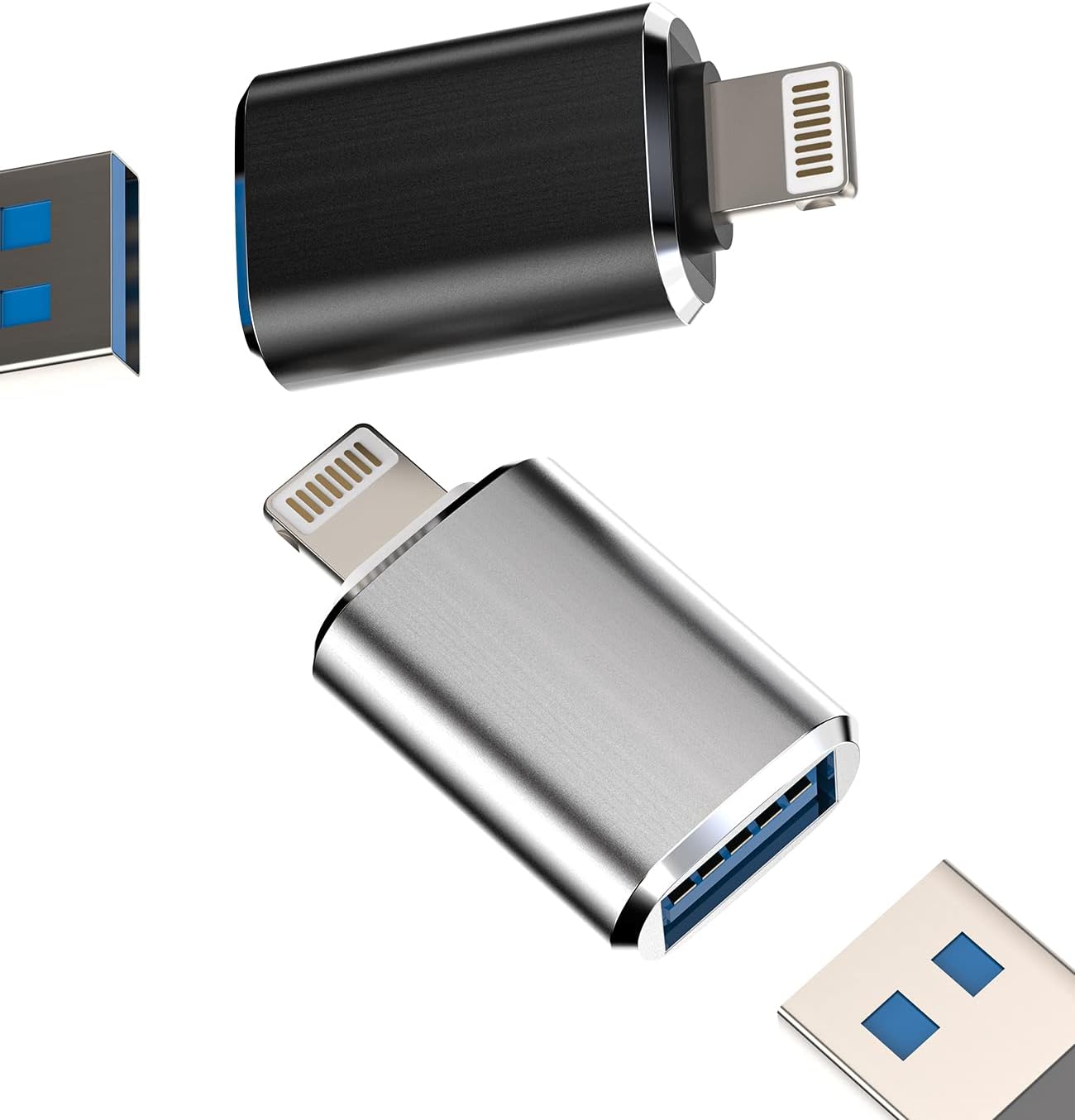 Amazon.com: Lightning Male to USB3.0 Female Adapter OTG Cable for ...