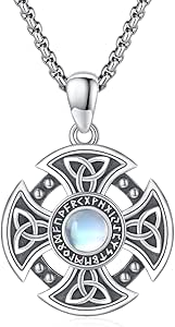 Amazon.com: MEDWISE Celtic Knot Cross Necklace for Women Sterling ...