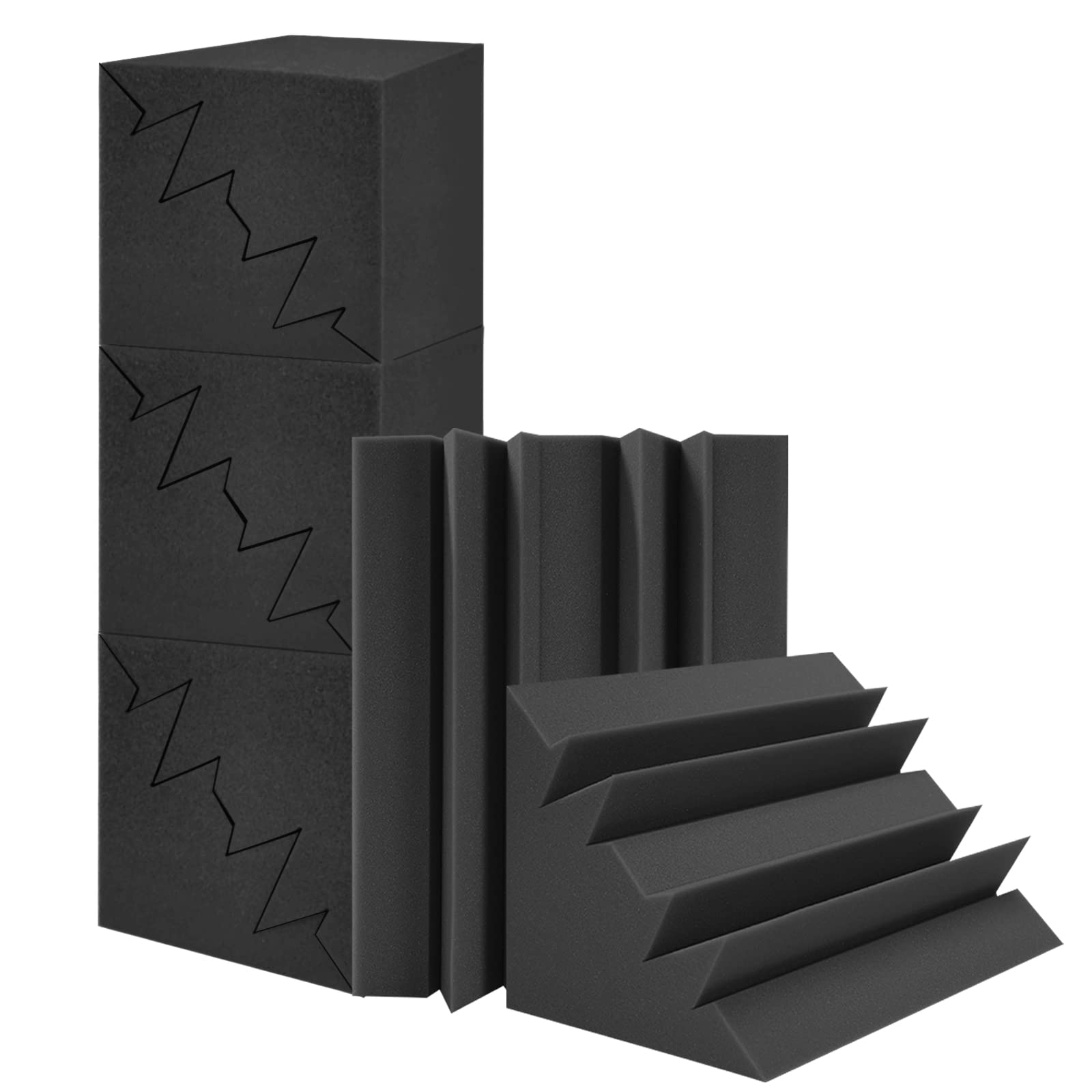 Acoustic Foam Bass Trap Studio Foam 8 Pack 12 X | Desertcart INDIA