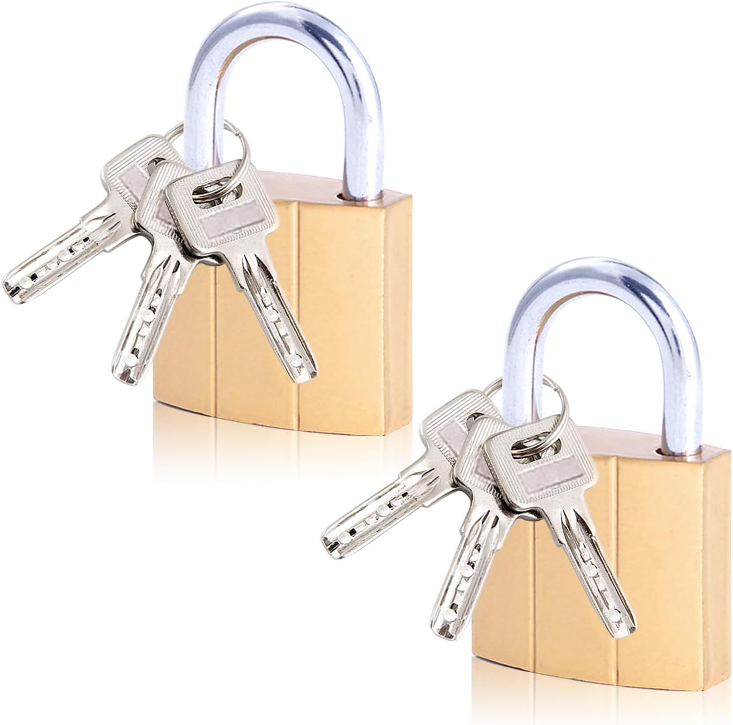 Master Lock CAD40T Pack of 2 Magnum Padlocks with Brass Body and Key ...