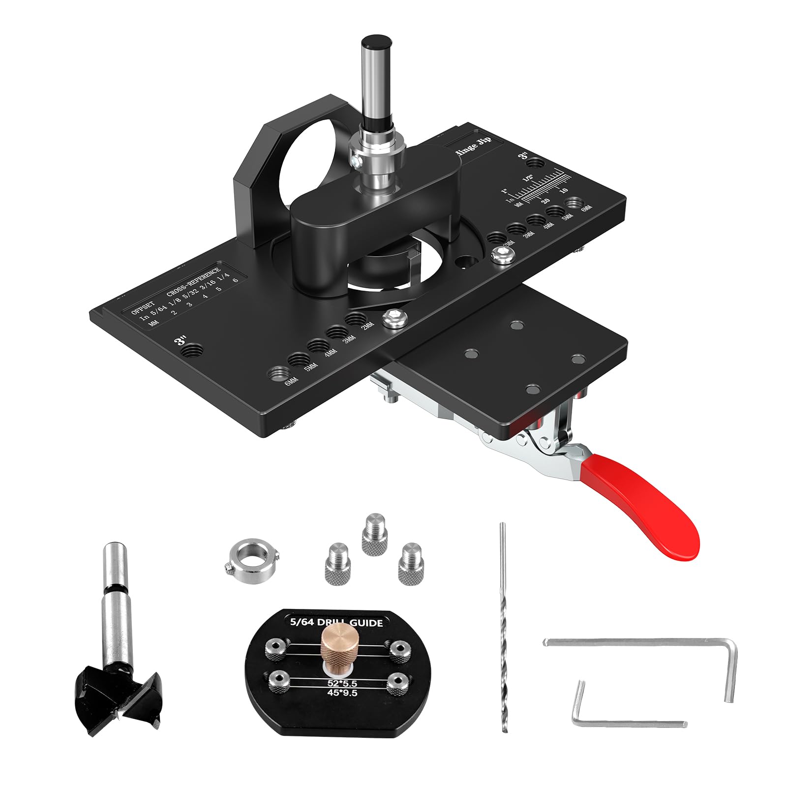 35mm Hinge Jig All-Metal 35mm Concealed Hinge Jig With Quick Clamp ...