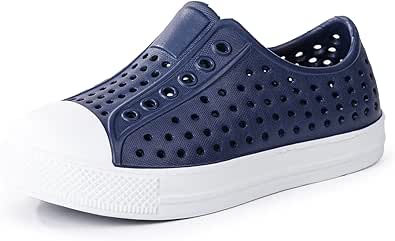Amazon.com | seannel Kids Water Shoes Slip-On Sneaker Lightweight ...