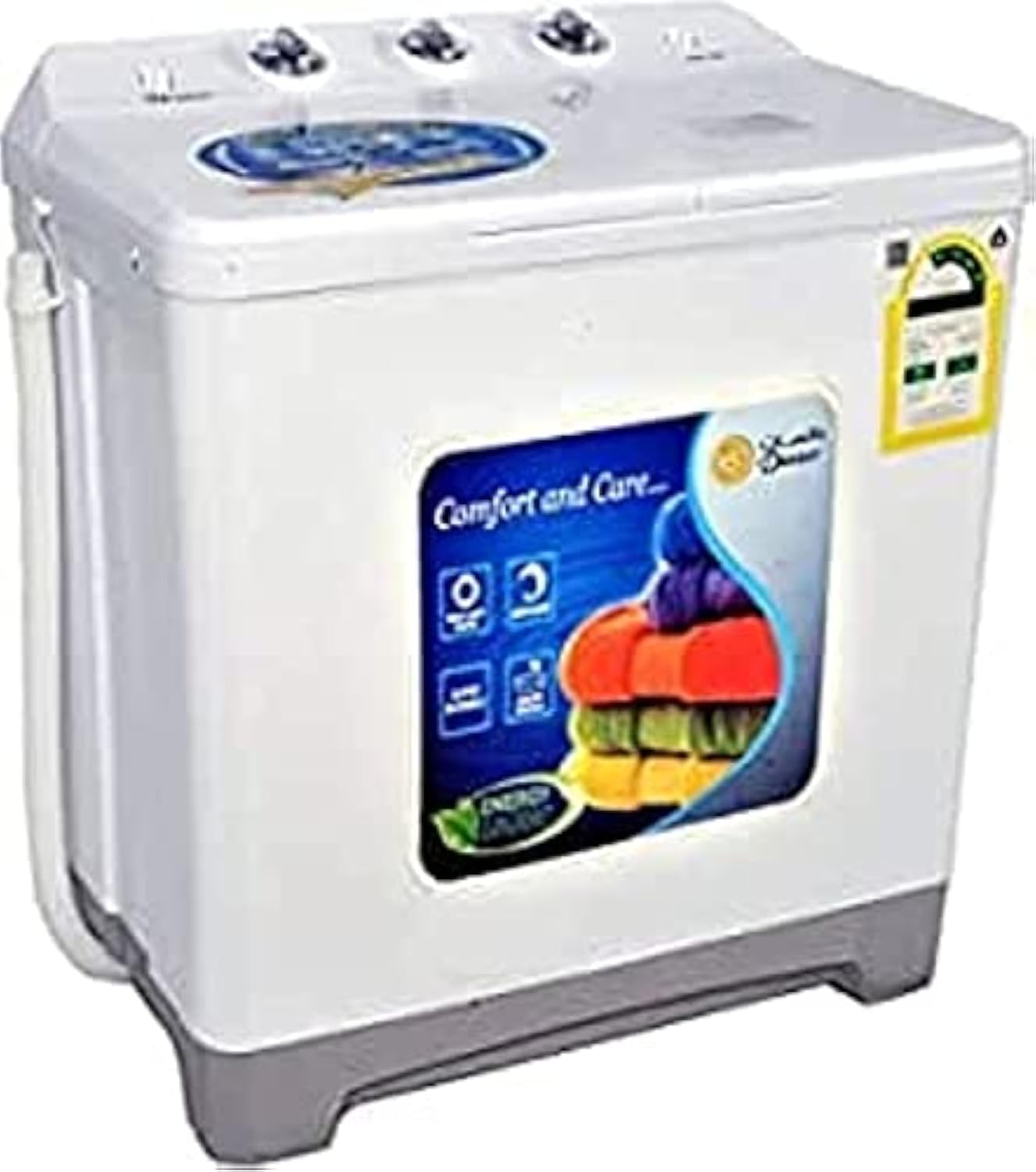 Dansat Twin Tub Washing Machine, Top Load, 5 Kg, White - DW5W : Buy ...