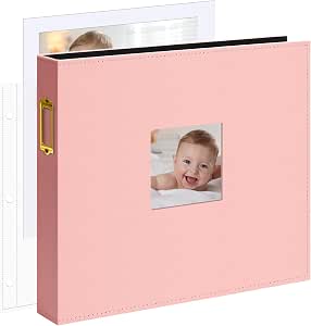 Amazon.com: Vienrose 12x12 Inch Large 3 Ring DIY Scrapbook Photo Album ...