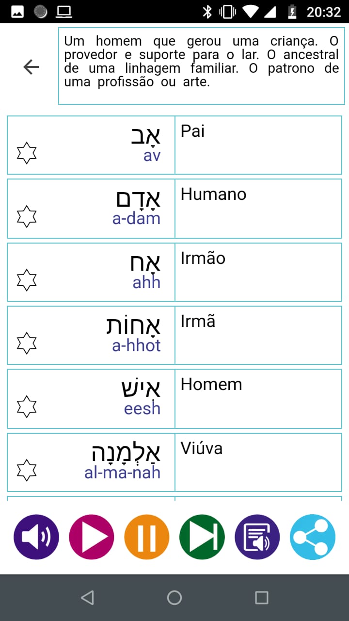 Hebrew Bible - Audio Vocabulary - App on Amazon Appstore