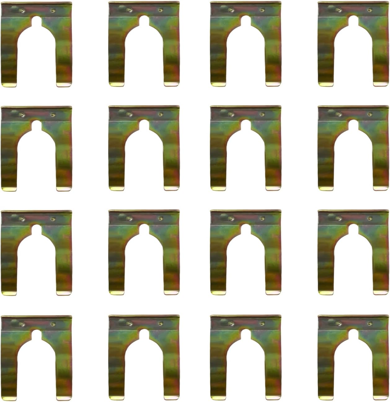 Amazon.com: Dickno 16 PCS Metal Brake Line Clips, U Shaped Retainer ...