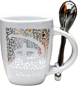 Amazon.com | Disney 100 Years Of Wonder Espresso Cup with Spoon: Coffee ...