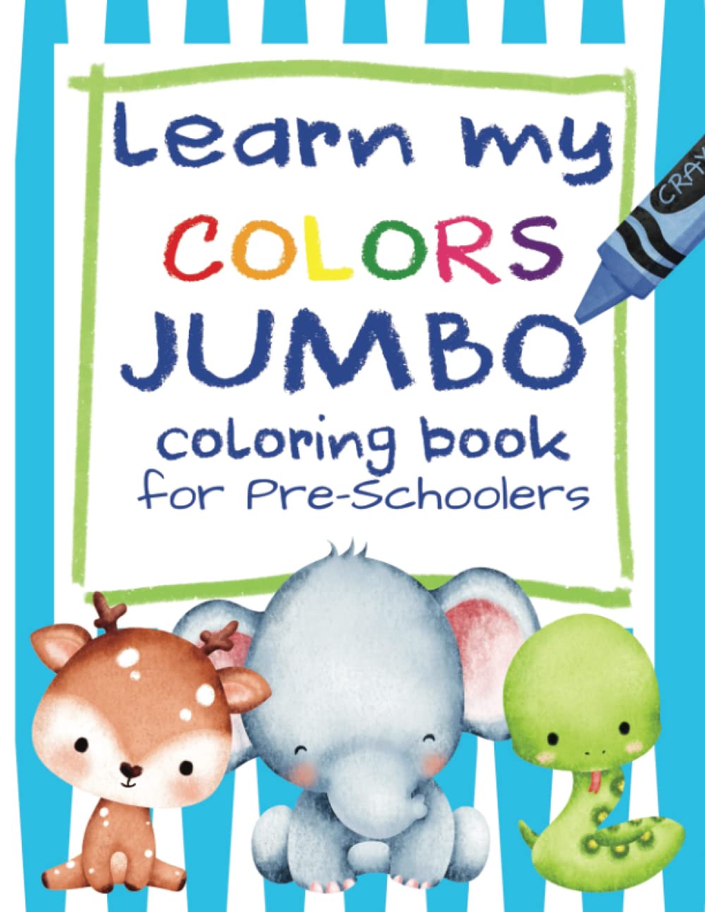 BIG & JUMBO Coloring Book: Easy, LARGE, GIANT Simple Picture Coloring ...