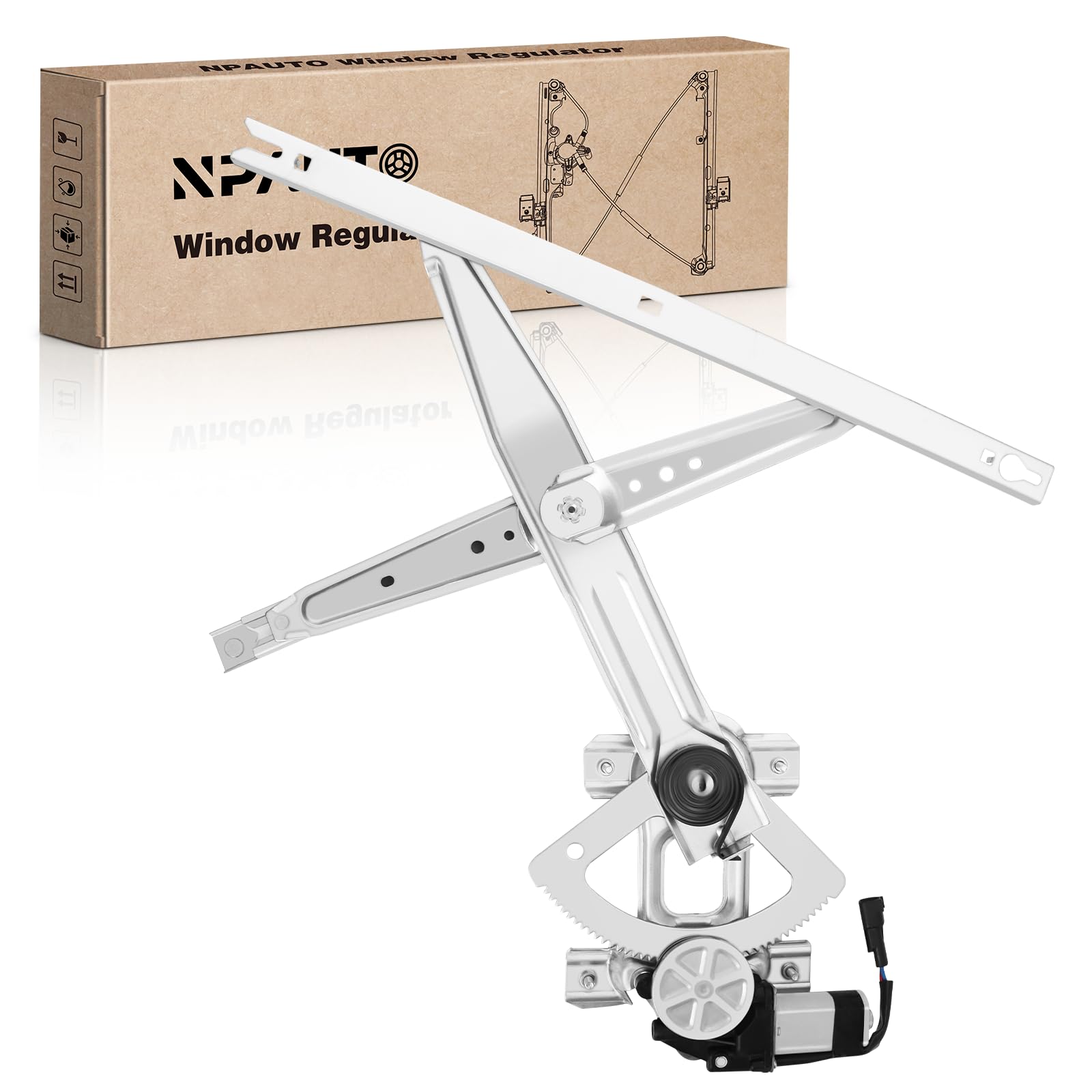 Amazon.com: Front Driver Side Power Window Regulator with Motor fit for ...