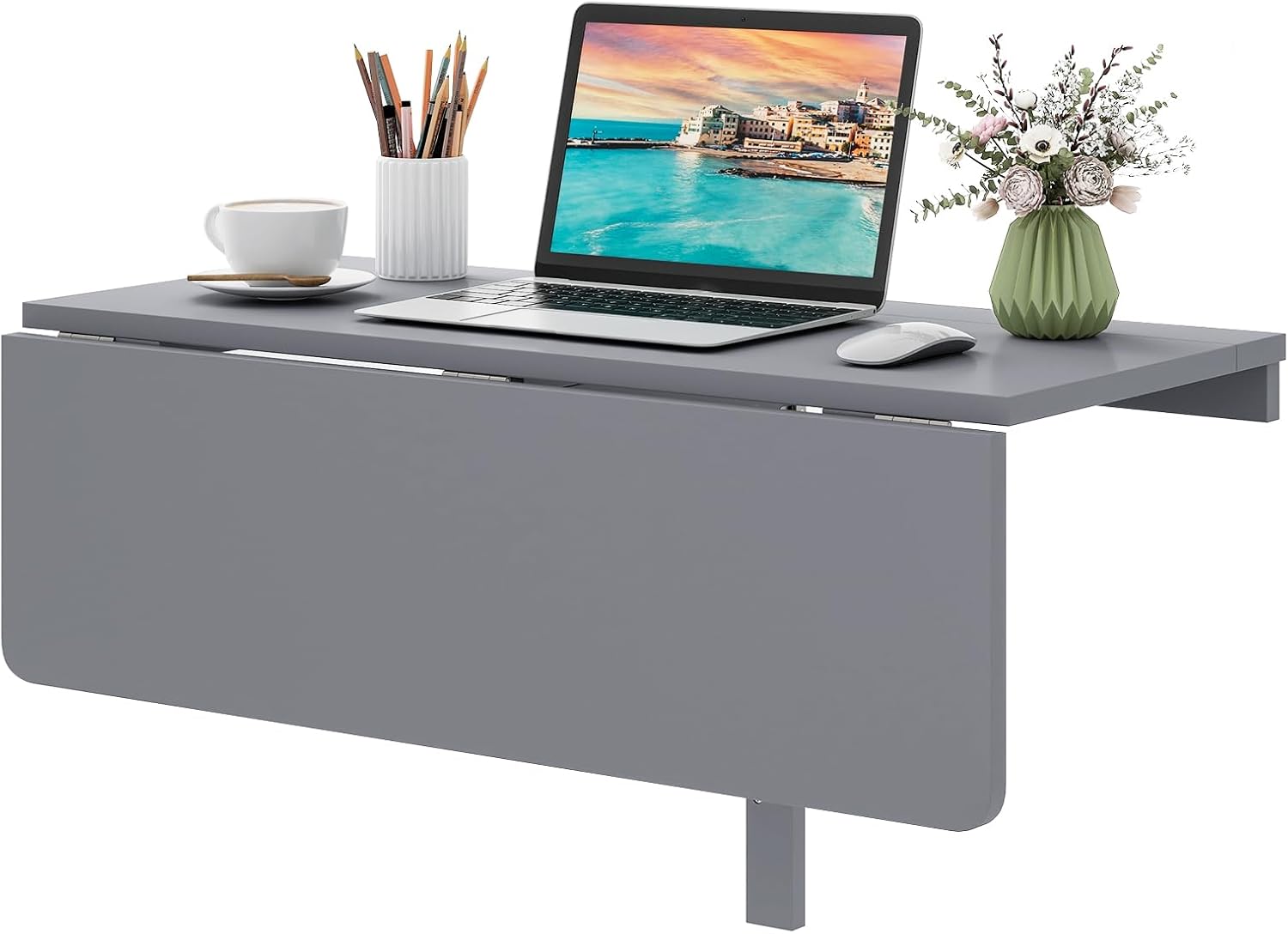 Amazon.com: Giantex Wall Mounted Folding Table, 31.5" x 23.5" Wood ...
