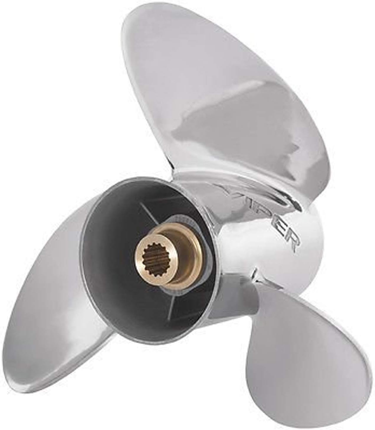 Amazon.com: BRP Johnson Evinrude Viper Stainless Steel 3 Blade ...