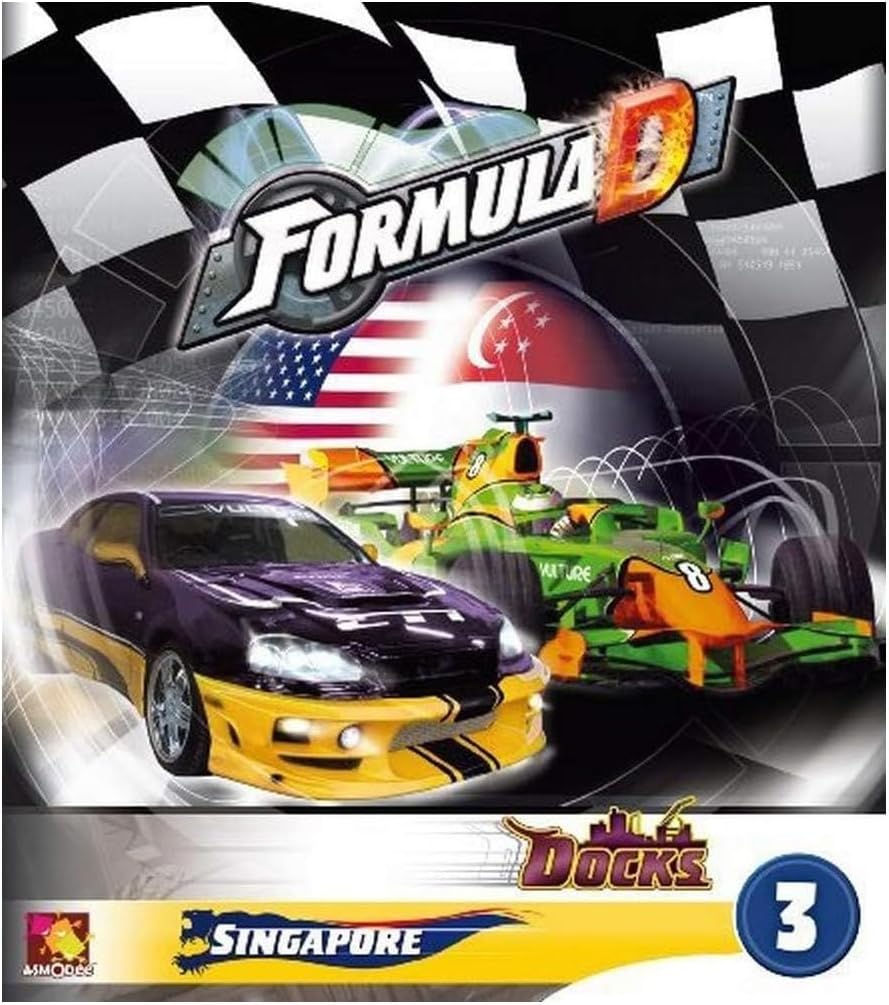 Amazon.com: Formula D Board Game Austin - Nevada EXPANSION - Race An ...