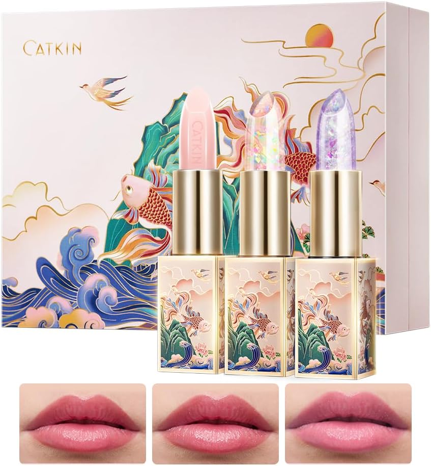 Amazon.com : CATKIN Lip Balm Color Tinted Changing Lipstick Ultra Hydrating Lip Moistrurizer ...