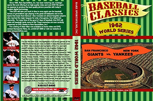 Amazon.com: 1962 WORLD SERIES (New York Yankees vs San Francisco Giants ...
