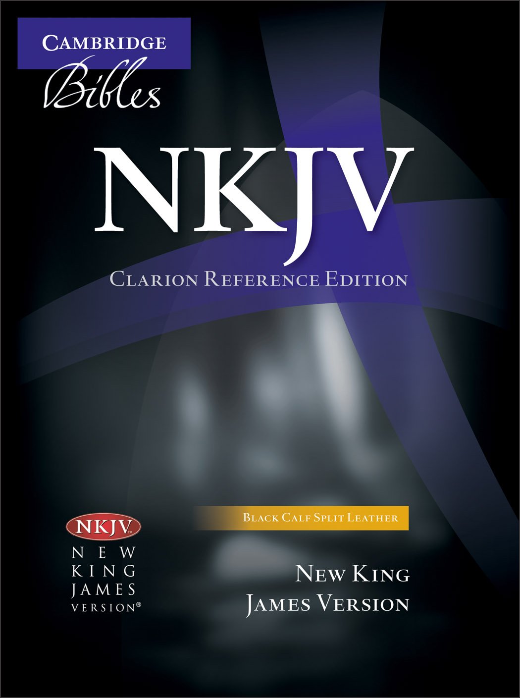 Amazon.com: NKJV Clarion Reference Bible, Black Calf Split Leather ...