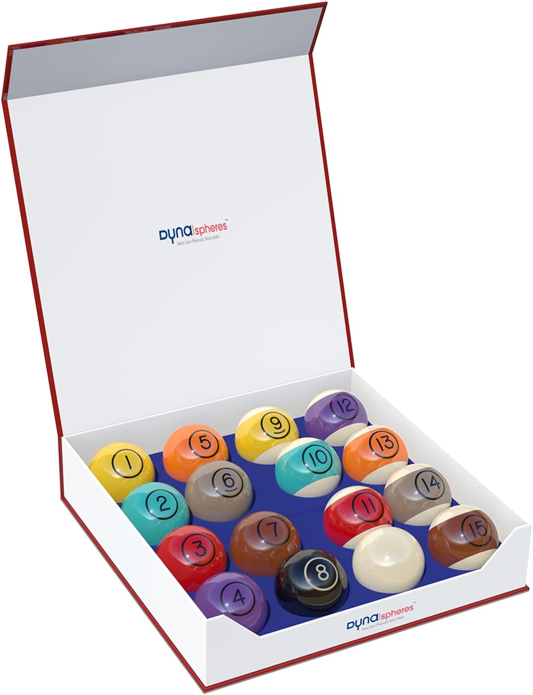 Amazon.com : Dynasphere Unique Designed Tungsten Pool Balls Complete ...