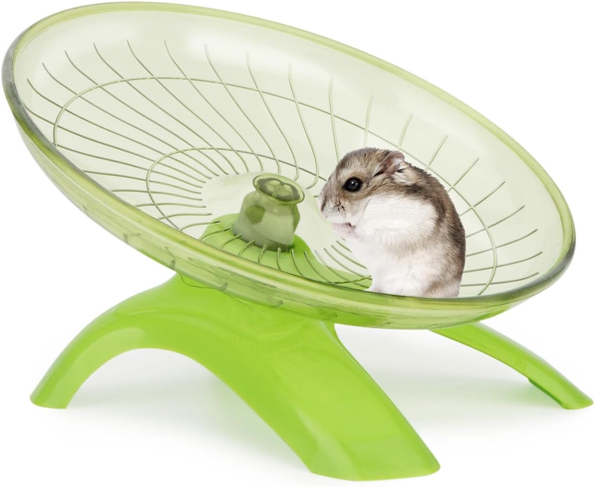 Amazon.com : Thyle 2 Pieces Hamster Wheel Hamster Flying Saucer Fitness ...