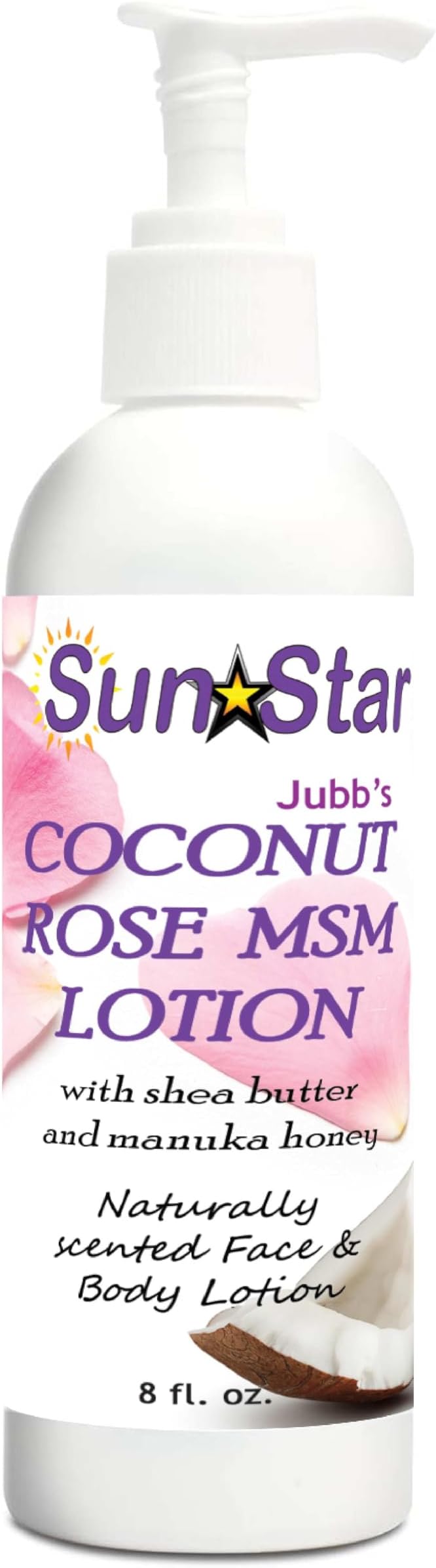 Amazon.com : Sun Star Organics - Naturally Scented, Coconut Rose MSM ...