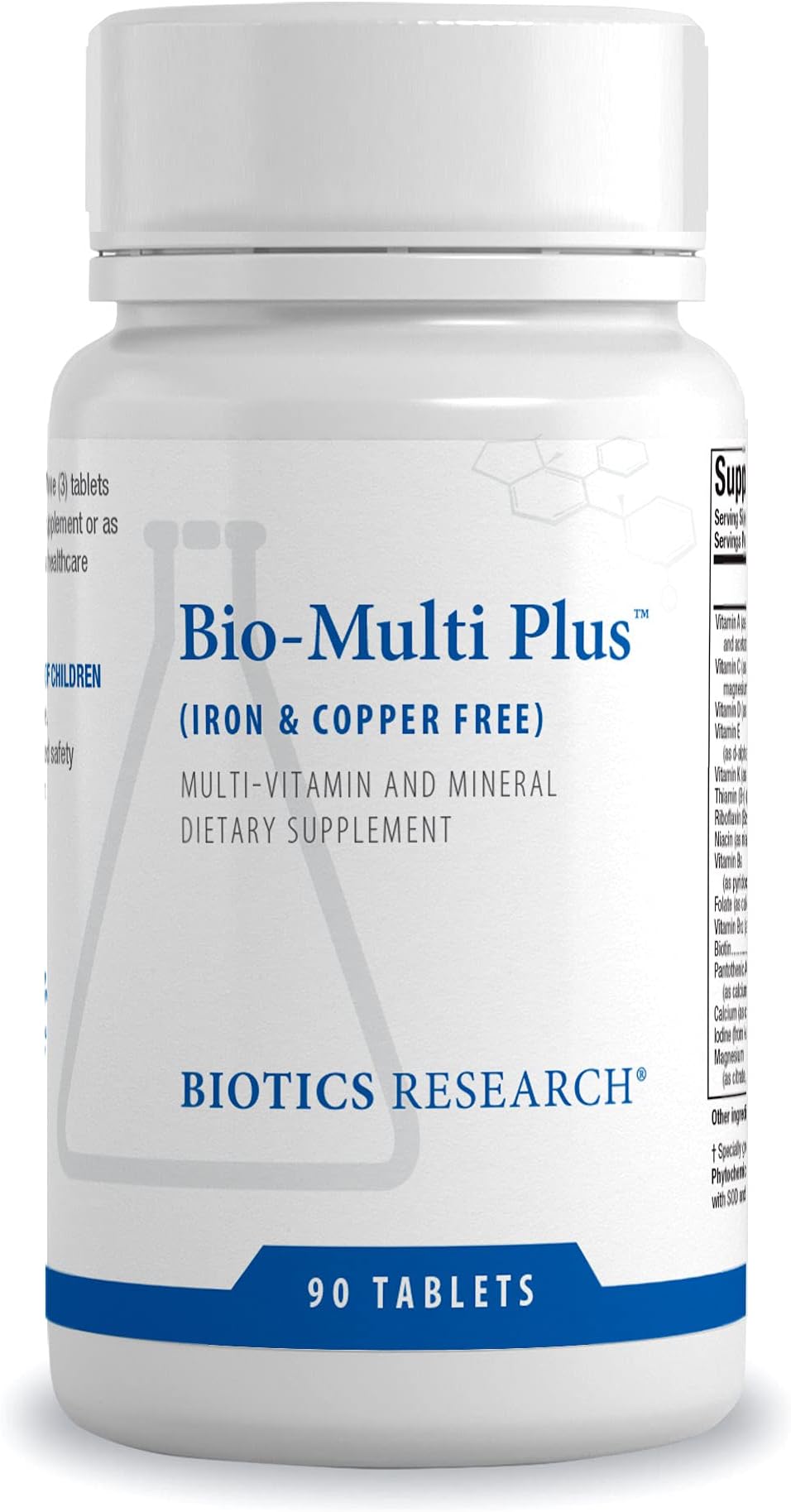 Amazon.com: Biotics Research Bio-Multi Plus Iron & Copper Free ...