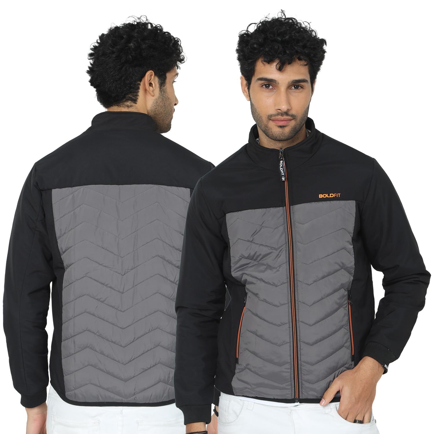 Buy Boldfit Winter Jacket for Men Quilted Hooded Winter Jackets for Men ...
