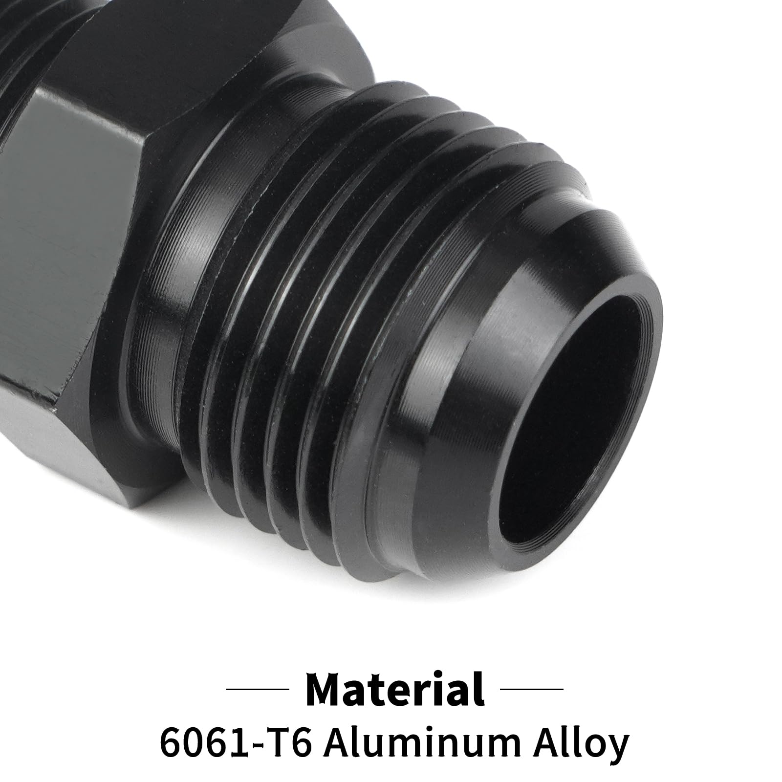 Snapklik.com : 6AN Male Flare To 3/8 NPT Pipe Fitting Adapter Aluminum ...