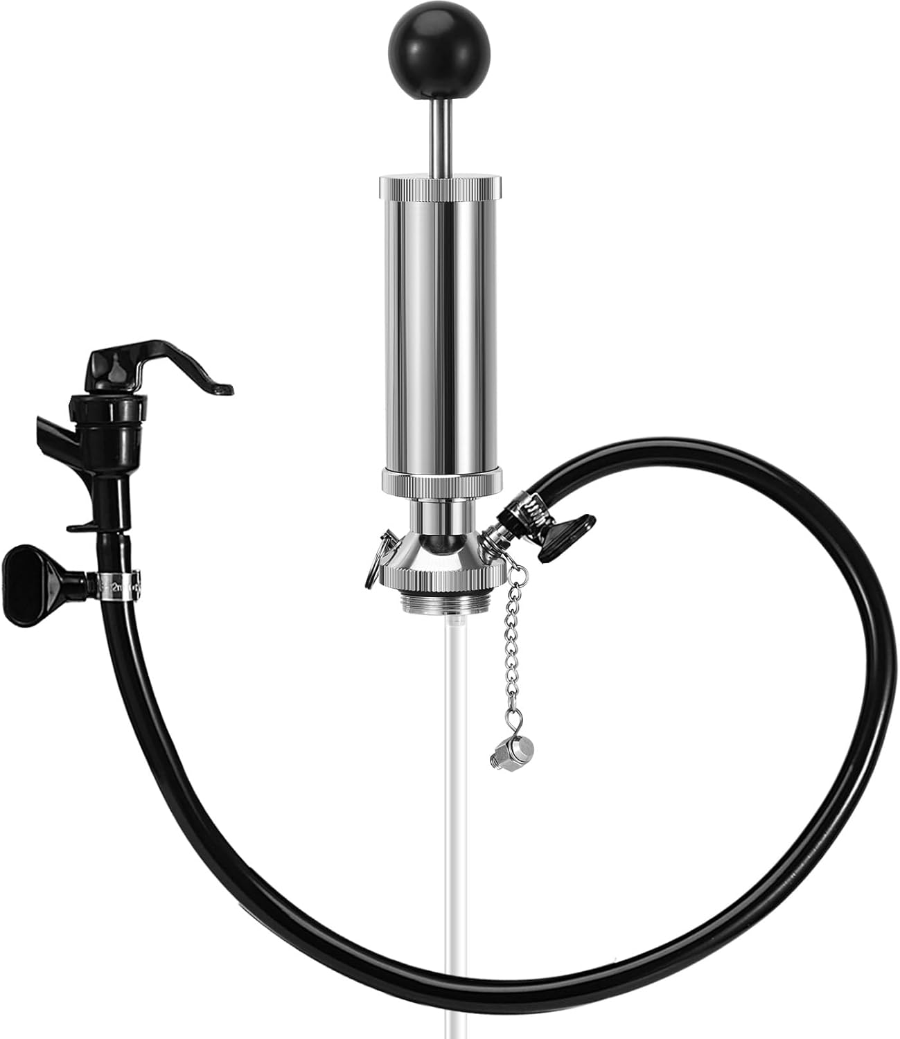 Amazon.com: FERRODAY Mini Keg Hand Pump Beer Growler Pump Mini Keg Beer Dispenser Hand Pump for ...