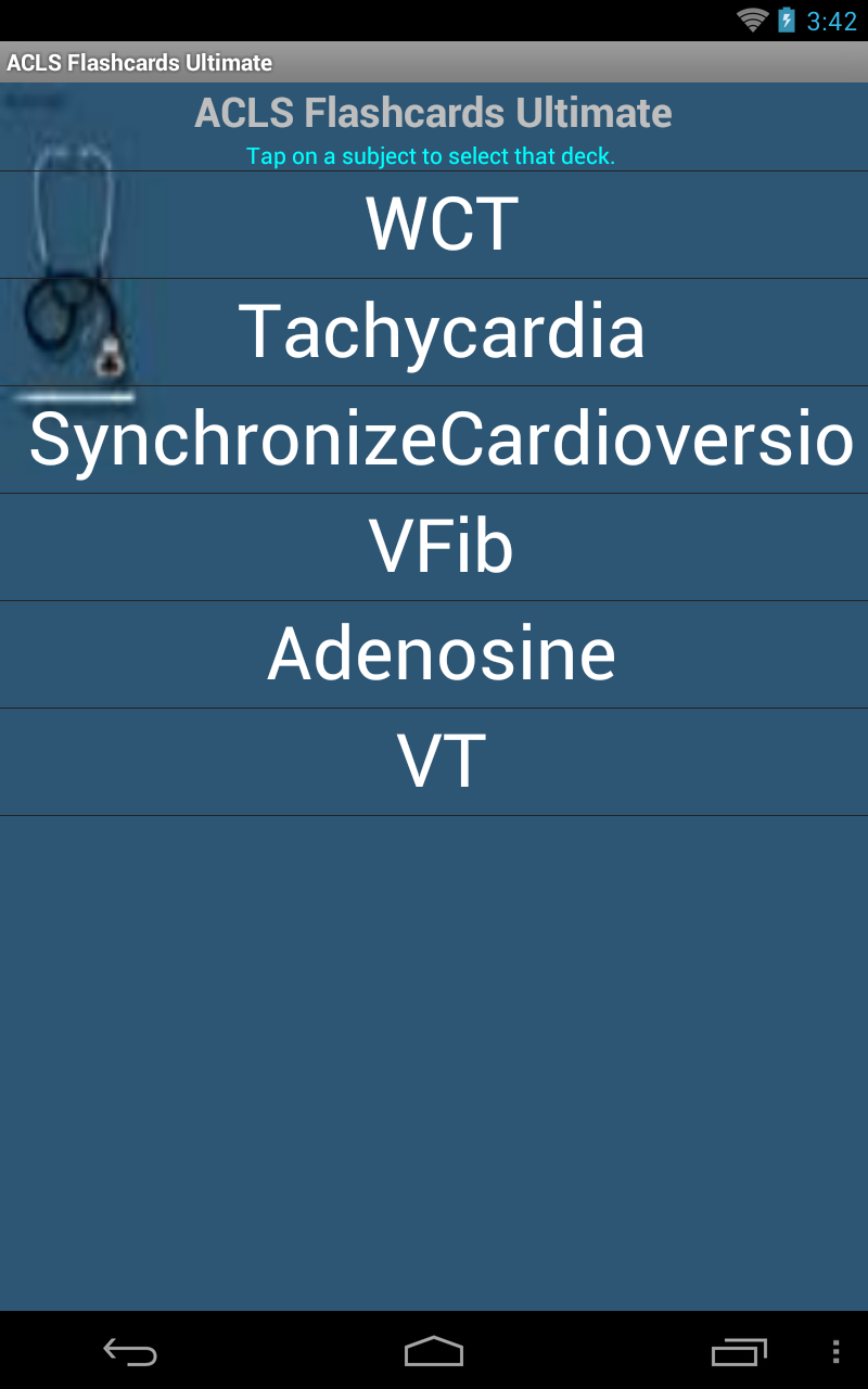 ACLS Flashcards Ultimate - App on Amazon Appstore