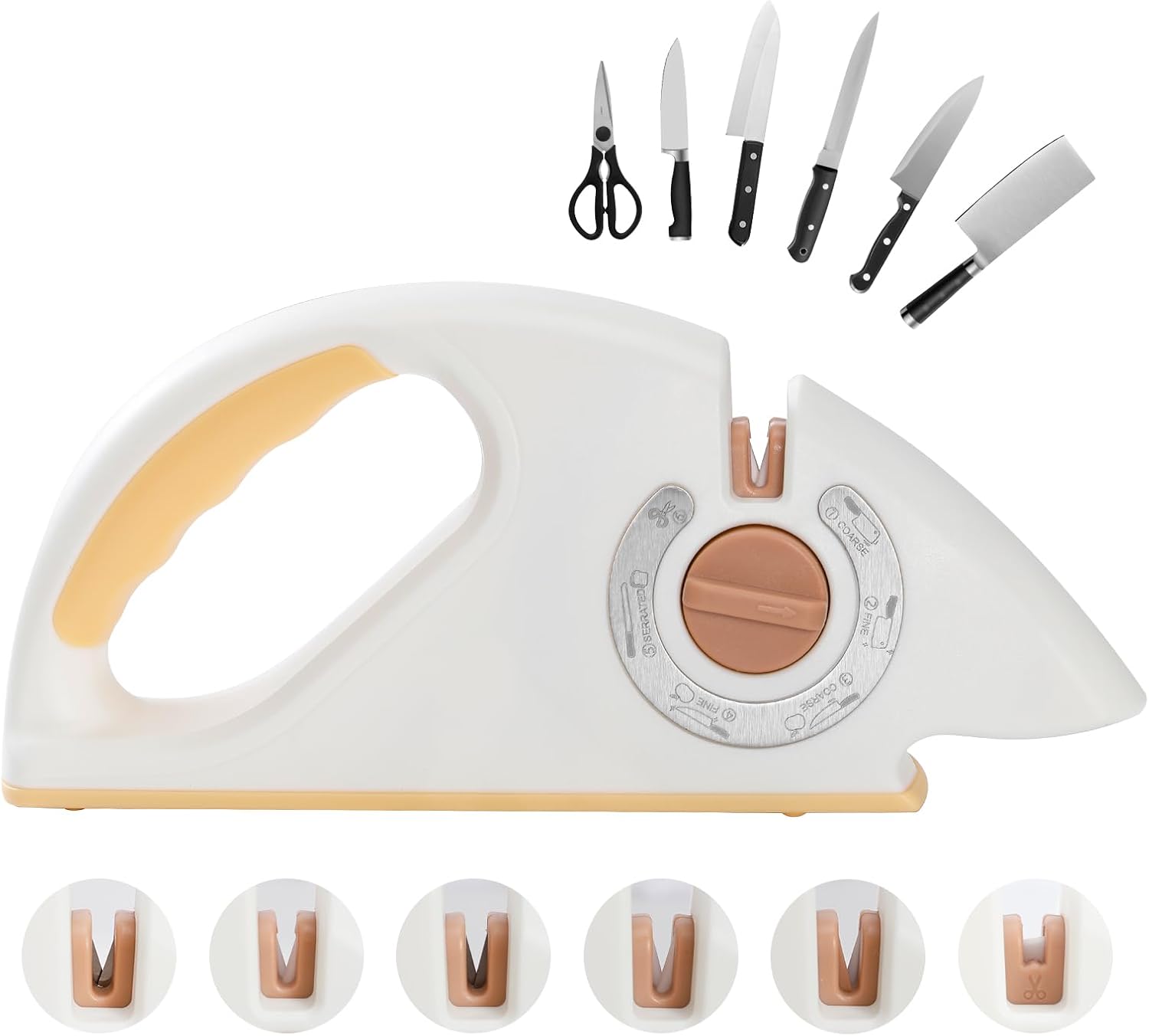 Amazon.com: Knife Sharpener for Home Use - Multi-Function Kitchen Knife ...