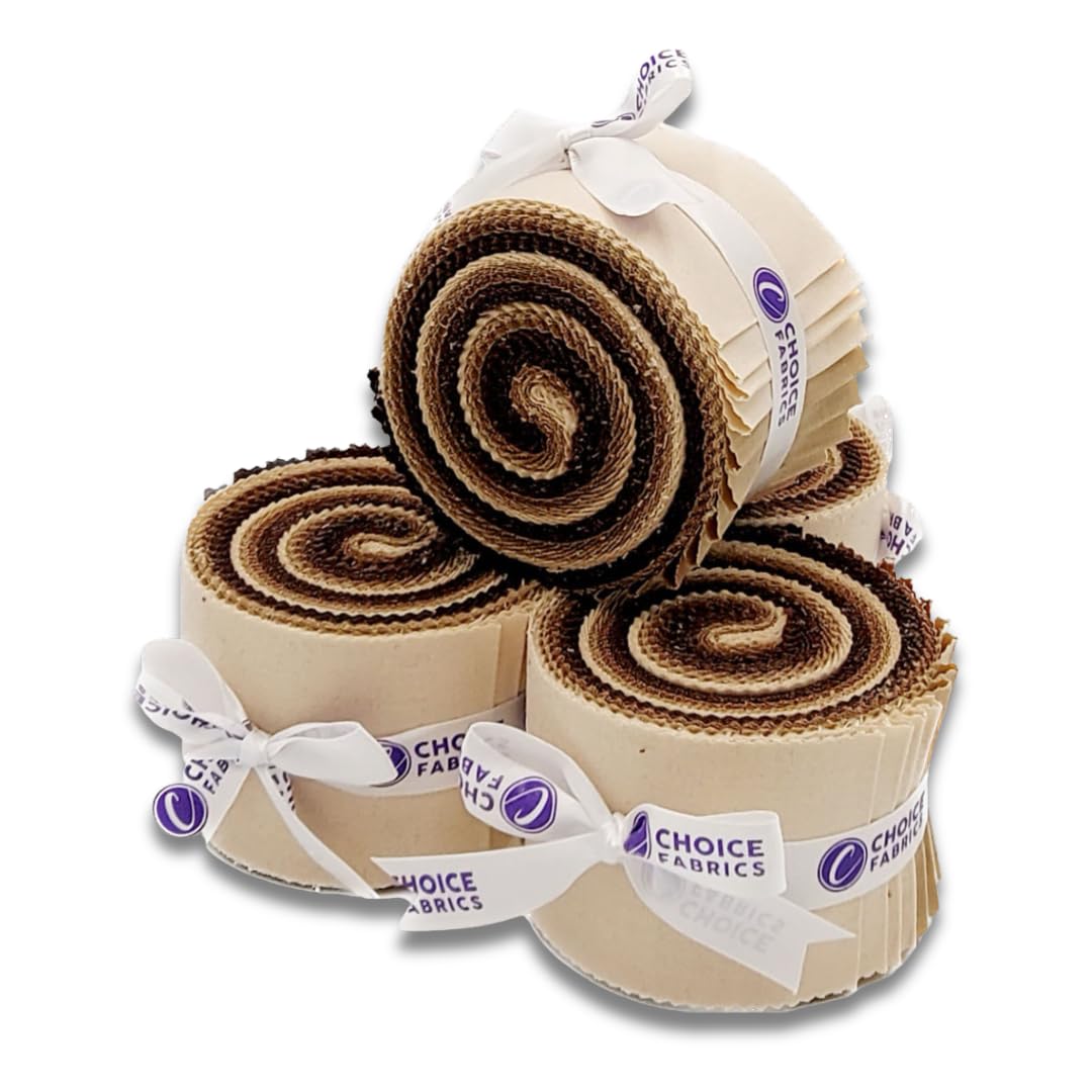 Amazon.com: Supreme Solids - Jelly Roll (20 cuts) - Premium 100% Cotton ...