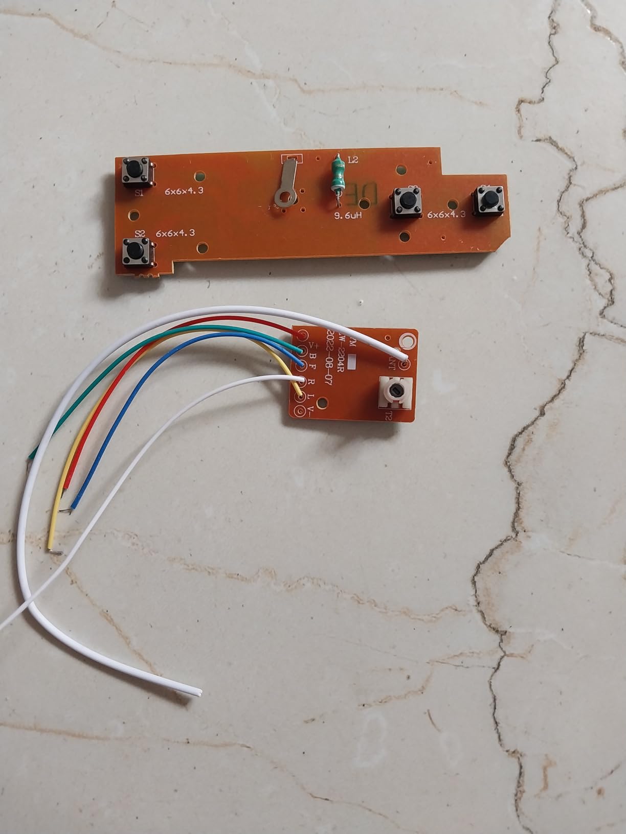Electronic Spices 27MHz 4CH RC Remote Control Board with RC Radio ...