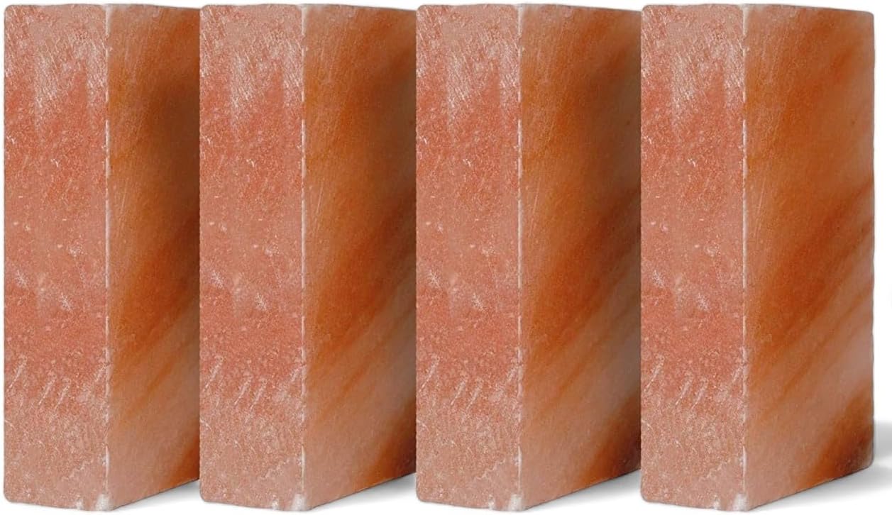 Amazon.com: Himalayan Salt Bricks for Wall - Size 8x4x2 pack of 6 ...