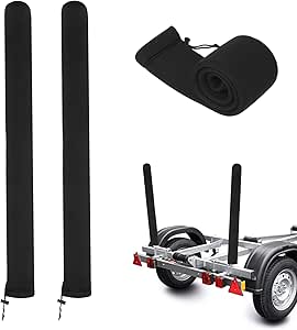 Dreamoon Boat Trailer Guide Pole Pads & Covers - Heavy Duty Neoprene ...