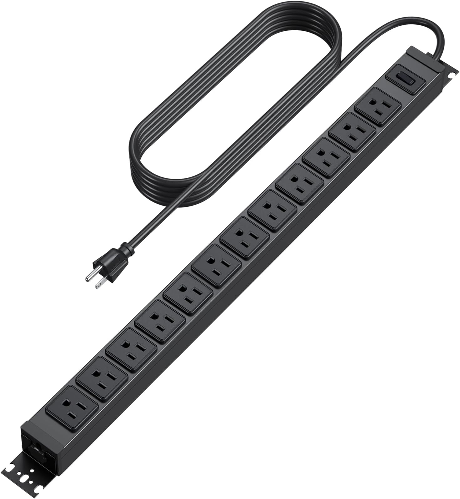 Amazon.com: 12 Outlets Heavy Duty Metal Socket Power Strip,Oviitech 6 ...