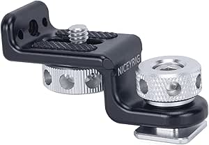 Amazon.com : NICEYRIG Easy Camera Monitor Holder Cold Shoe Mount with ...