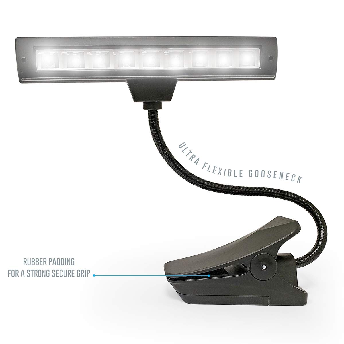 Snapklik.com : AxcessAbles Orchestra 9 LED USB Music Stand Light Clip ...