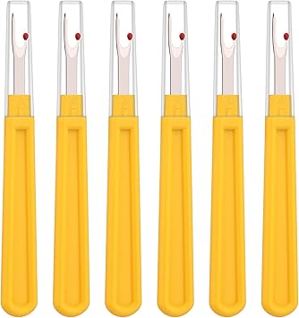 Amazon.com: 6 PCS Seam Ripper Set, Ergonomic Grip Seam Ripper, Yellow ...