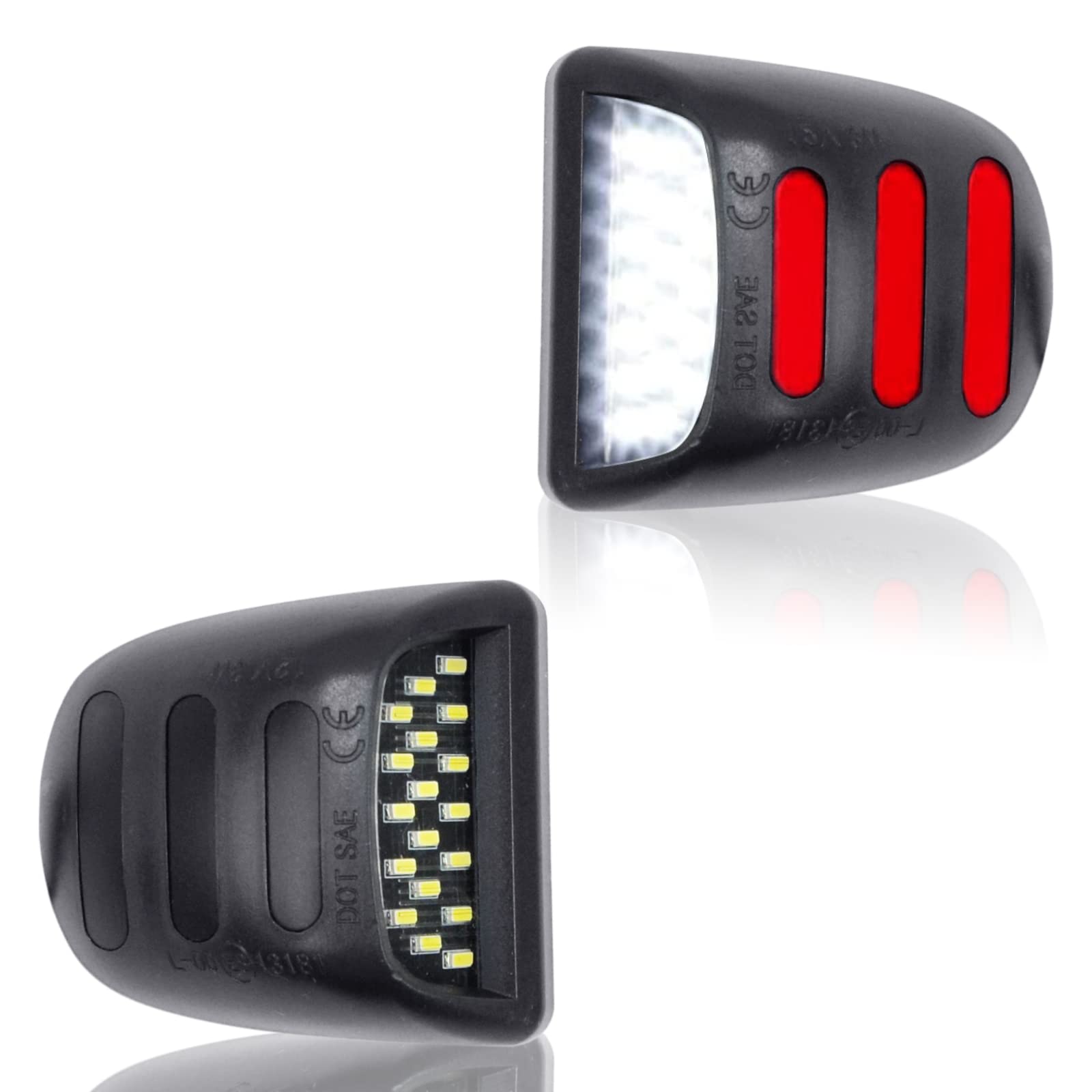 Snapklik.com : YOMTOVM Neon Tube LED License Plate Light Tag Lamp ...