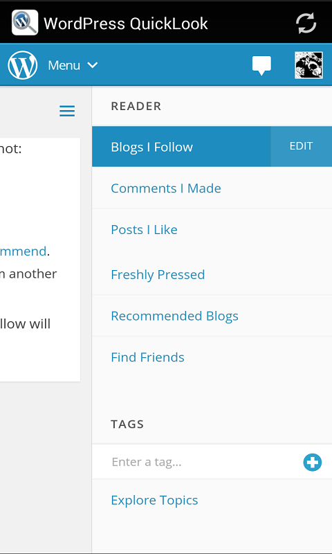 WordPress QuickLook - App on Amazon Appstore