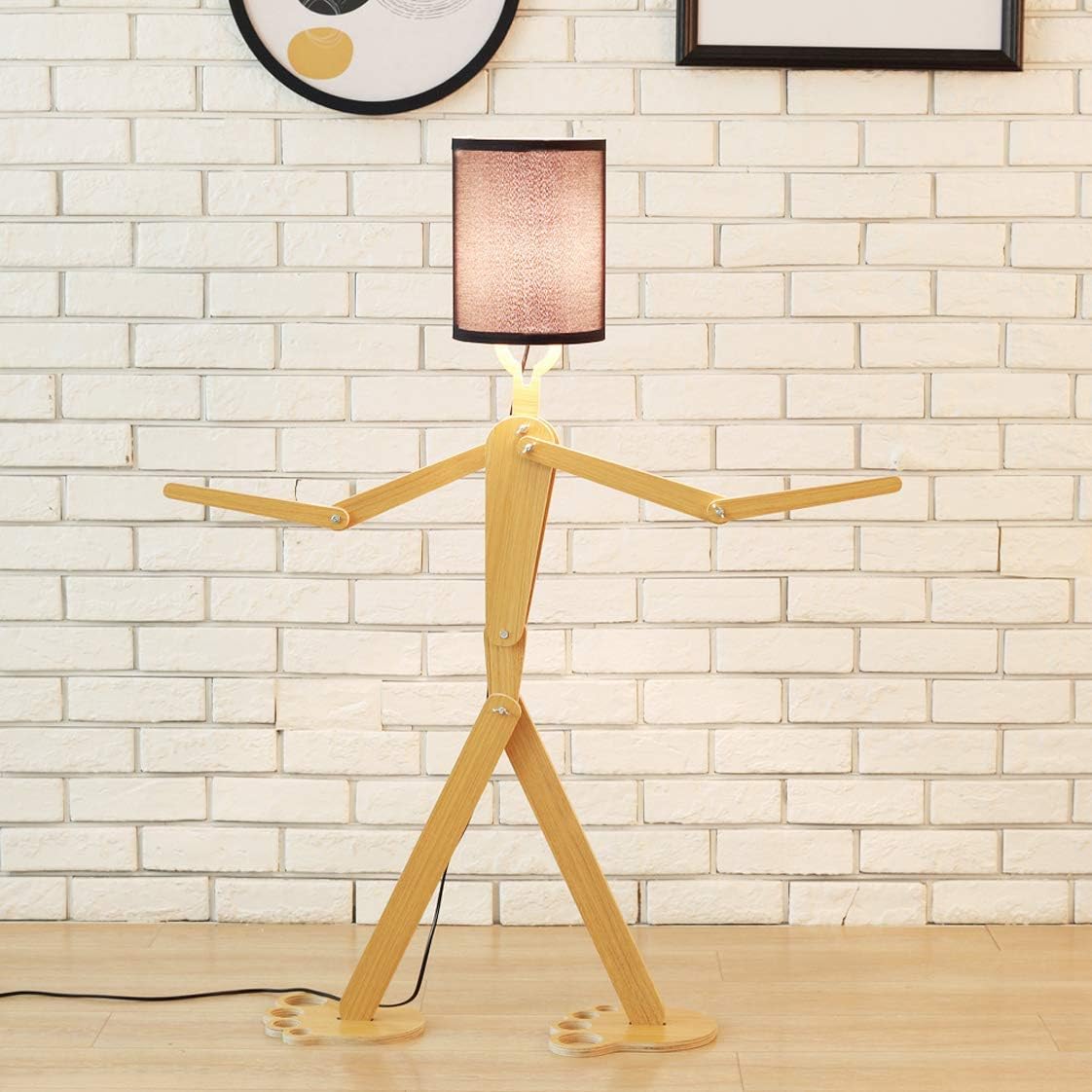 HIGOH Floor Lamps,Modern Contemporary Decorative Light with Fold White ...
