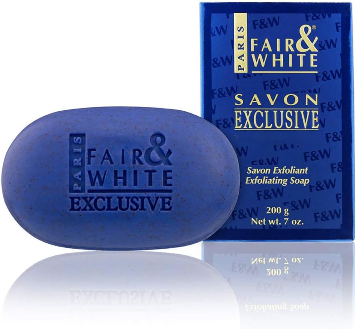 Amazon.com : FAIR & WHITE Exclusive Exfoliating Soap, 200g / 7oz ...