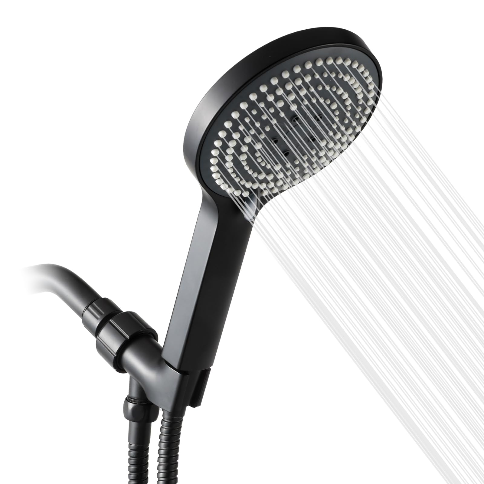OFFO Handheld Shower Head Set, 6-Mode High Pressure Handheld Sprayer ...