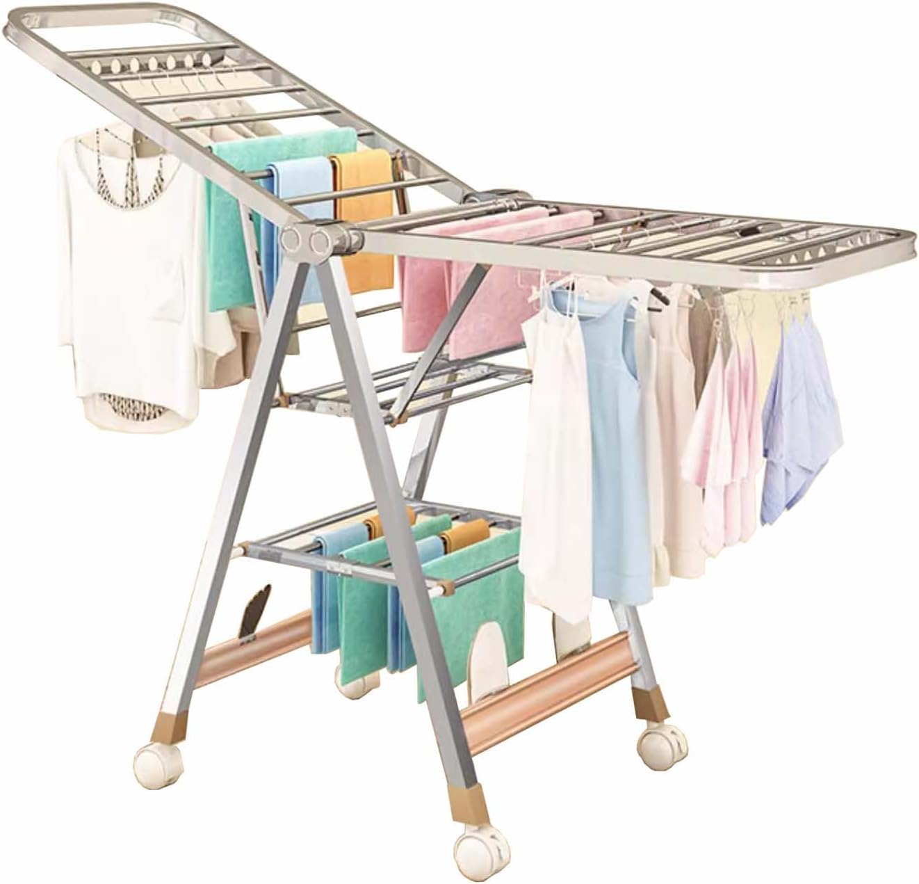 Amazon.com: Clothes Drying Racks Outdoor, Heavy Duty Laundry Drying ...