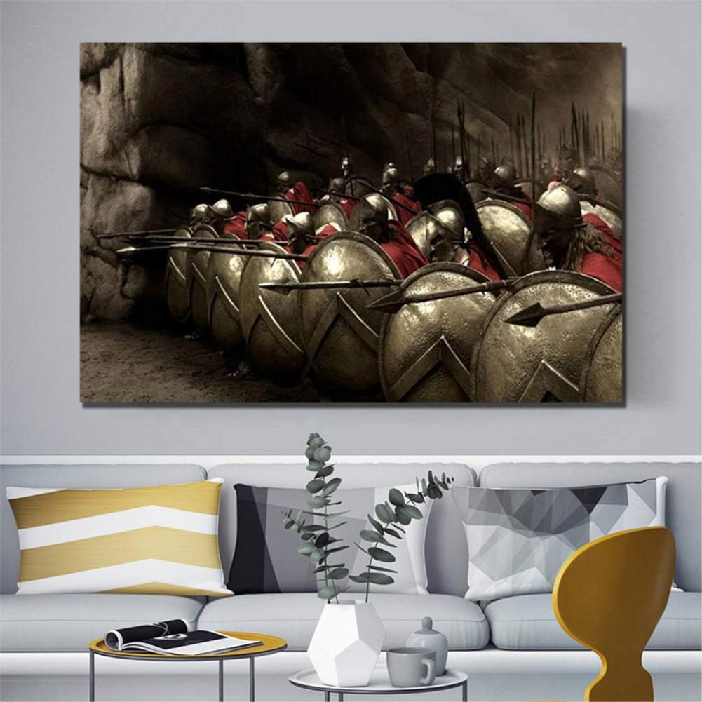 Amazon.com: zzxywh King Leonidas 300 Spartans Shields Movie HUGE Poster ...