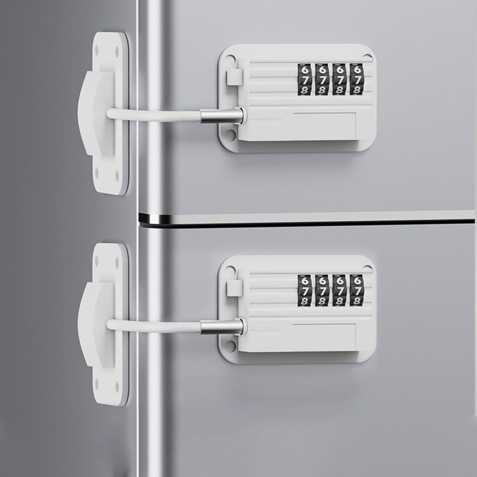 Amazon.com: KIZZHISI Fridge Lock (2 Pack), Heavy Duty Combination ...