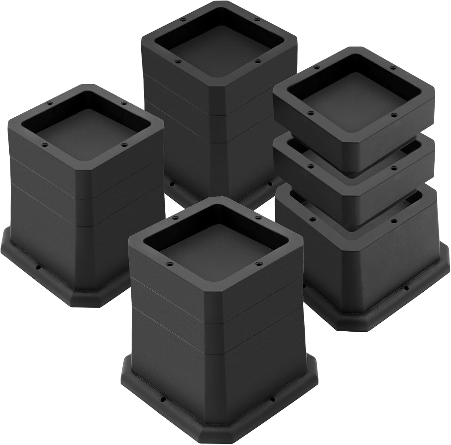 Amazon.com: xiaozhifu Furniture Risers 2,3,4 Inch Adjustable Furniture ...