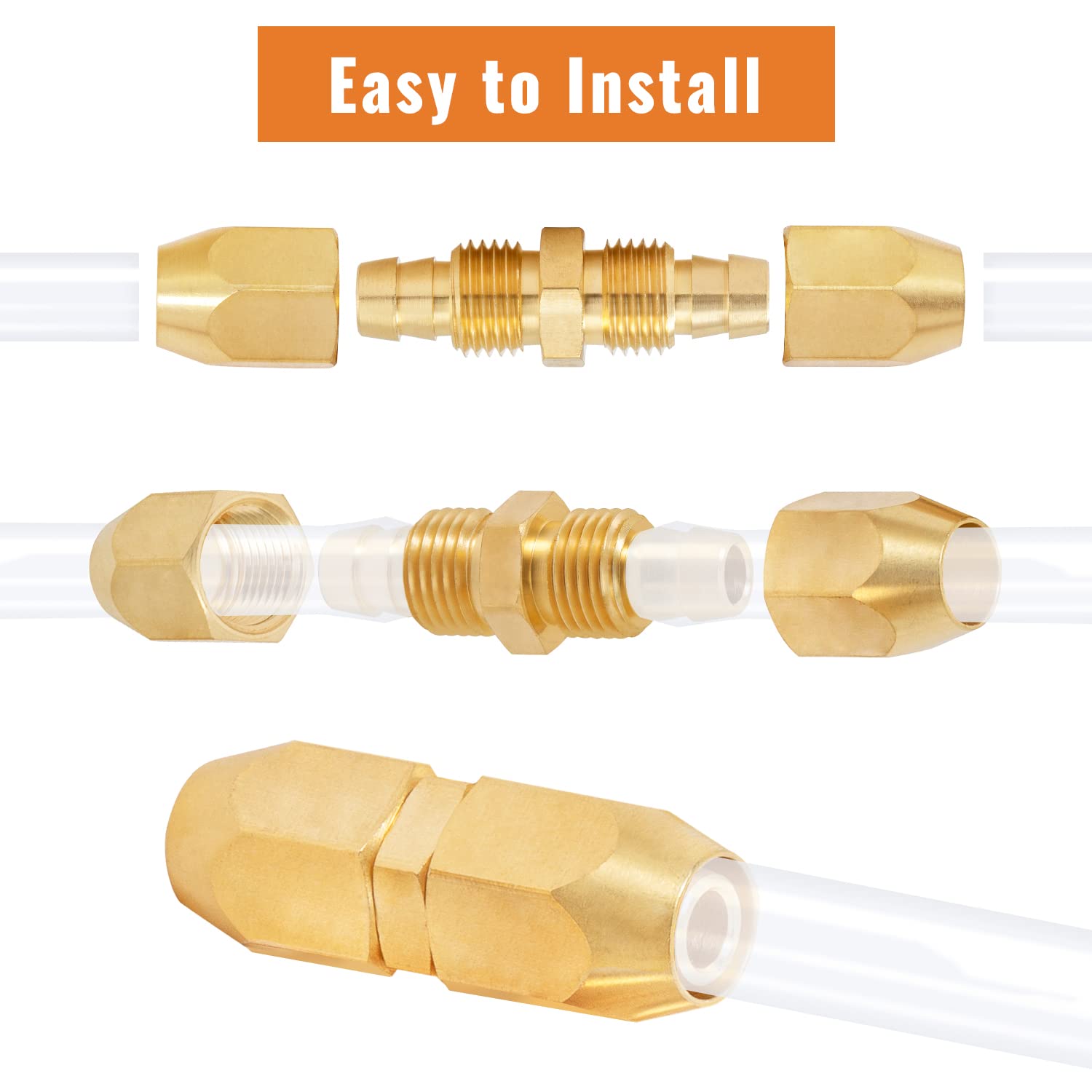 Snapklik.com : SUNGATOR 12-Pack 3/8 Air Hose Splicer, 3/8 Air Hose ...