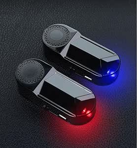 Solar Power Fake Car Alarm LED Light-Intelligent Light Sensor USB ...