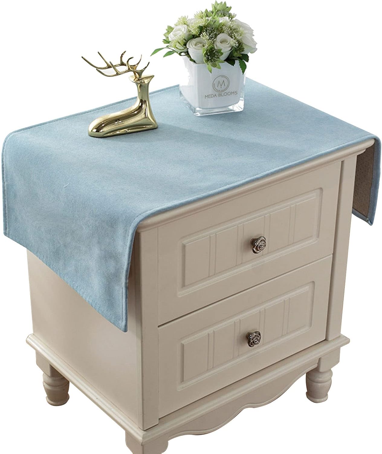 Amazon.com: COMFEELING Bedside Tablecloth Bedside Table Cloth Bedside ...