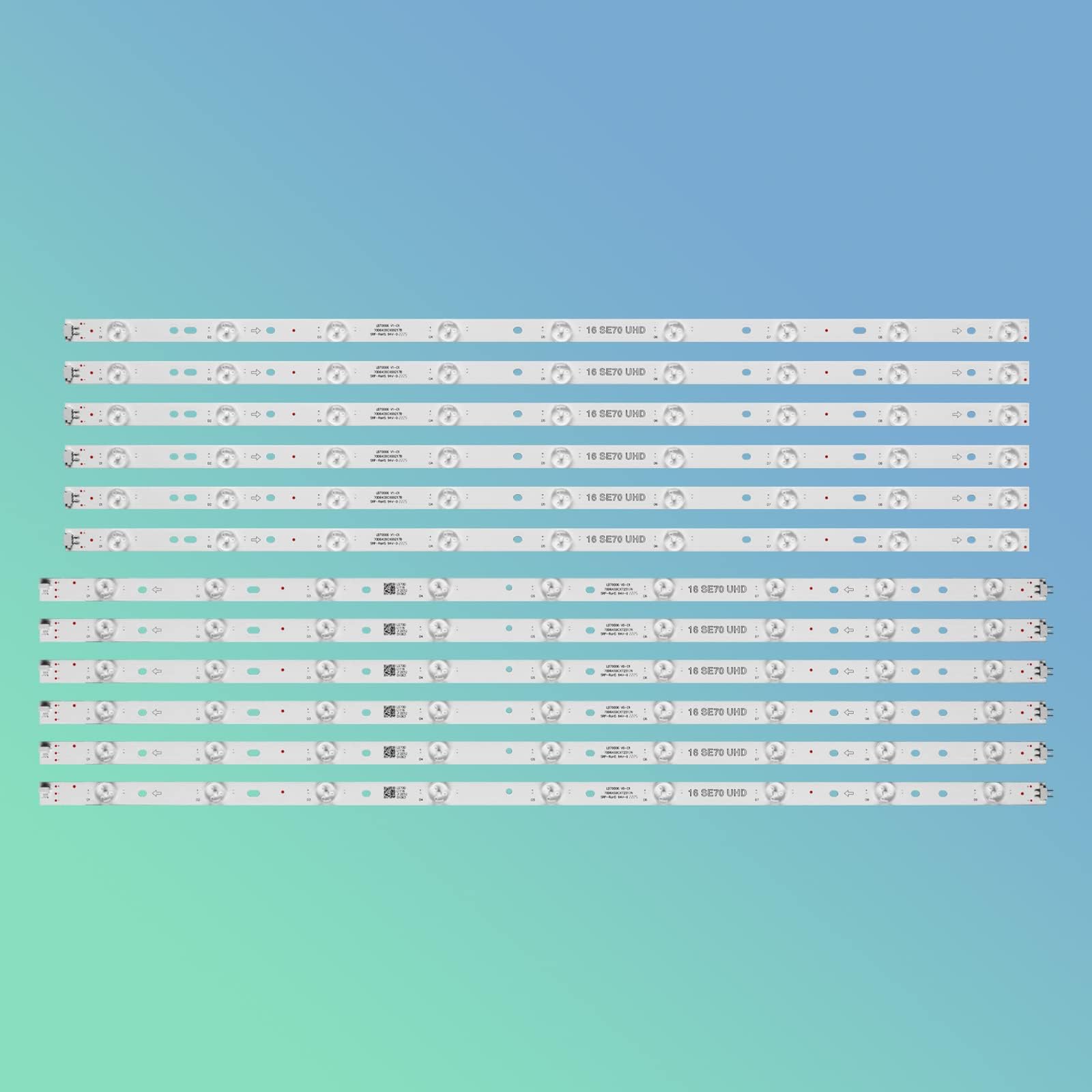 Amazon.com: Daloben 12 Pieces E70-E3 LED Backlight Strips for Vizio 70 ...